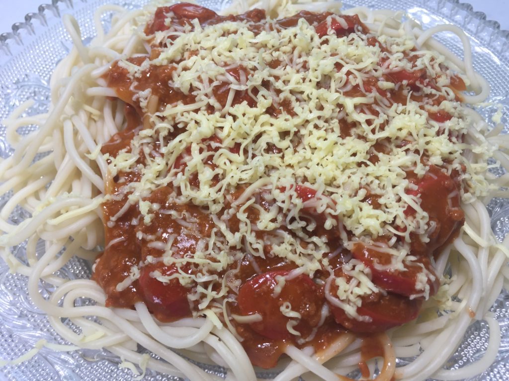 Creamy & Cheesy Pinoy Style Spaghetti - Pinoy Style Recipe