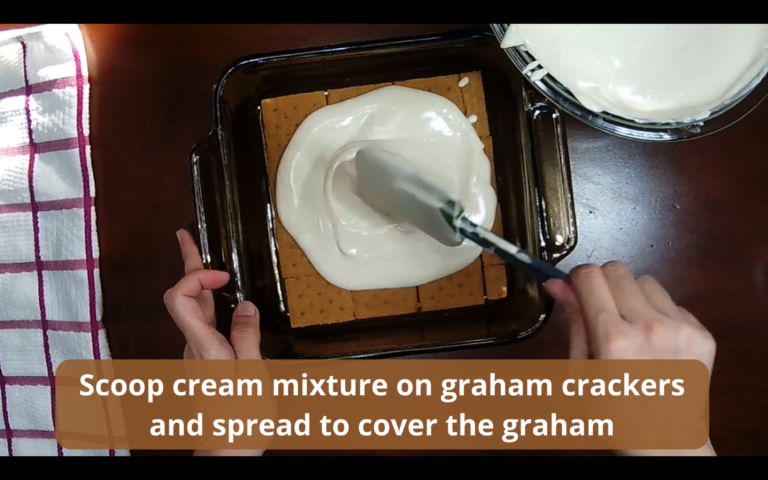 Fruit Cocktail Graham Float - Pinoy Style Recipe