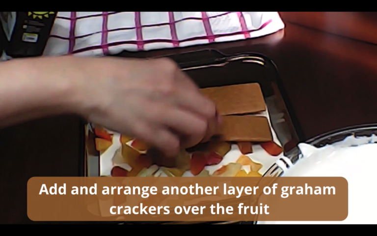 Fruit Cocktail Graham Float - Pinoy Style Recipe