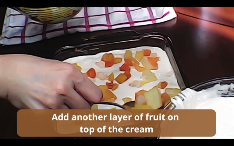 Fruit Cocktail Graham Float - Pinoy Style Recipe