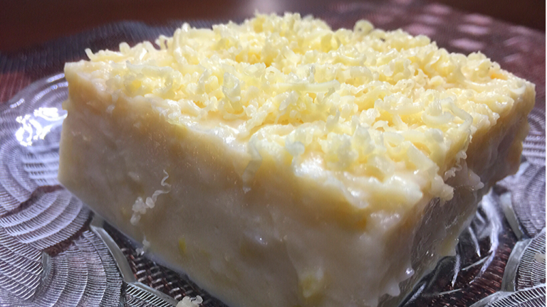 CREAMY MAJA BLANCA with Langka (Jackfruit) - Pinoy Style Recipe