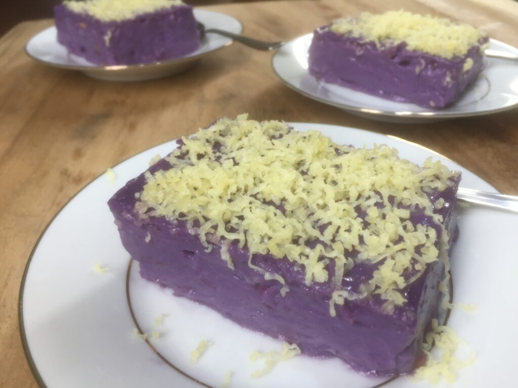 CREAMY UBE MAJA BLANCA - Pinoy Style Recipe