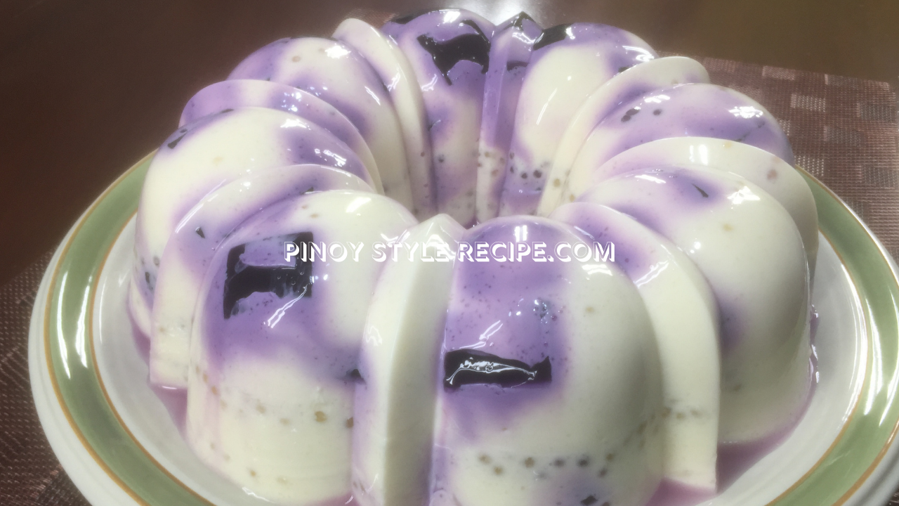 CREAMY UBE SAGO JELLY - Pinoy Style Recipe